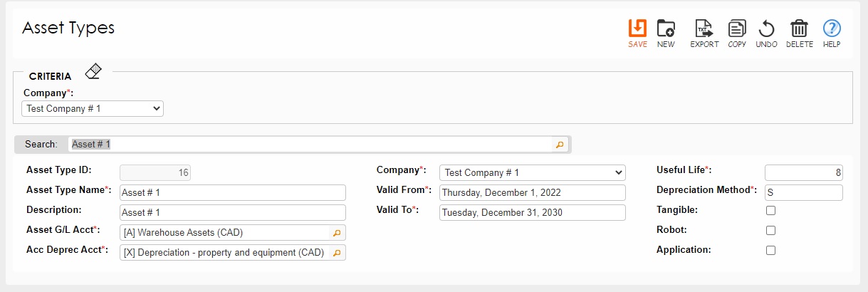 Fixed Asset - 1ERP User Guide