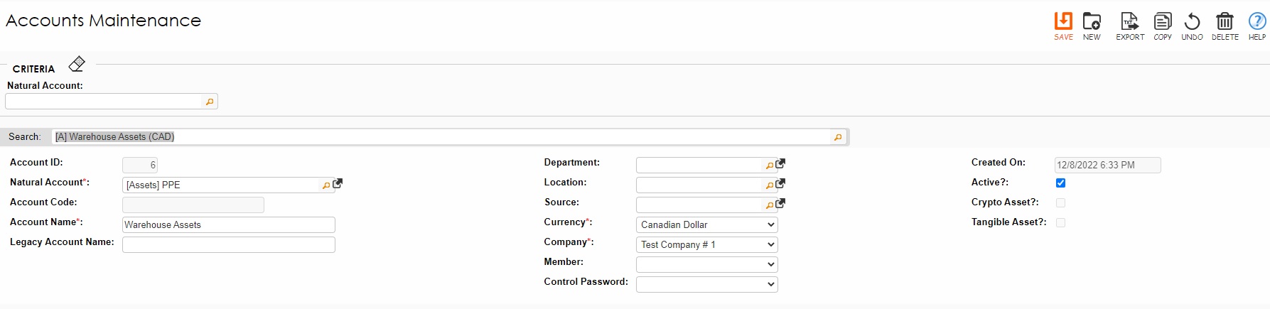 Fixed Asset - 1ERP User Guide