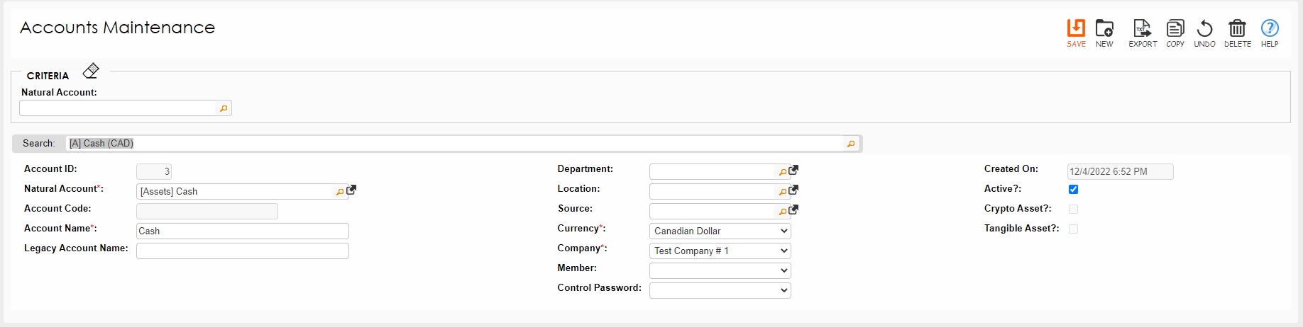 General-Ledger - 1ERP User Guide