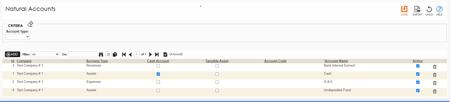General-Ledger - 1ERP User Guide